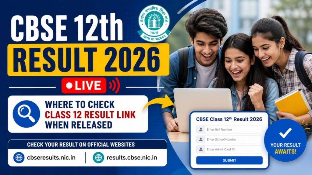 CBSE 12th Result 2026 Live - Where To Check Class 12 Result Link When ...